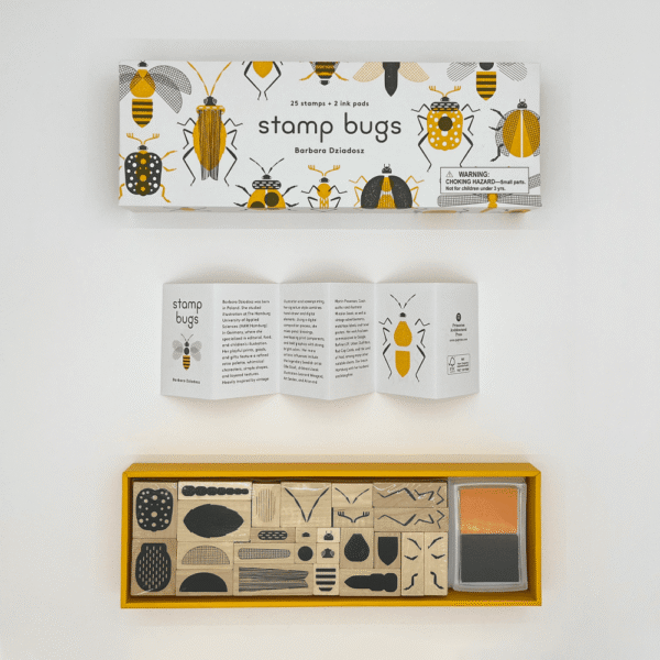 Bugs – STAMP SET – 25 stamps + 2 ink pads – Kid Icarus Quality Handmade ...