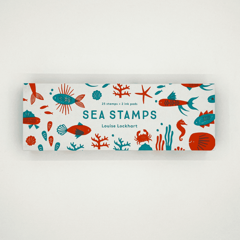 Sea Stamps – STAMP SET – 25 stamps + 2 ink pads – Kid Icarus Quality ...